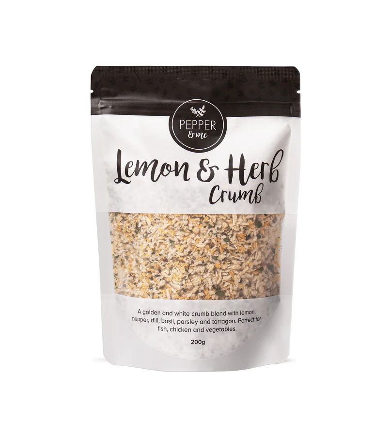 Pepper & Me - Lemon & Herb Crumb - 200gm | Jeffersons Giftware