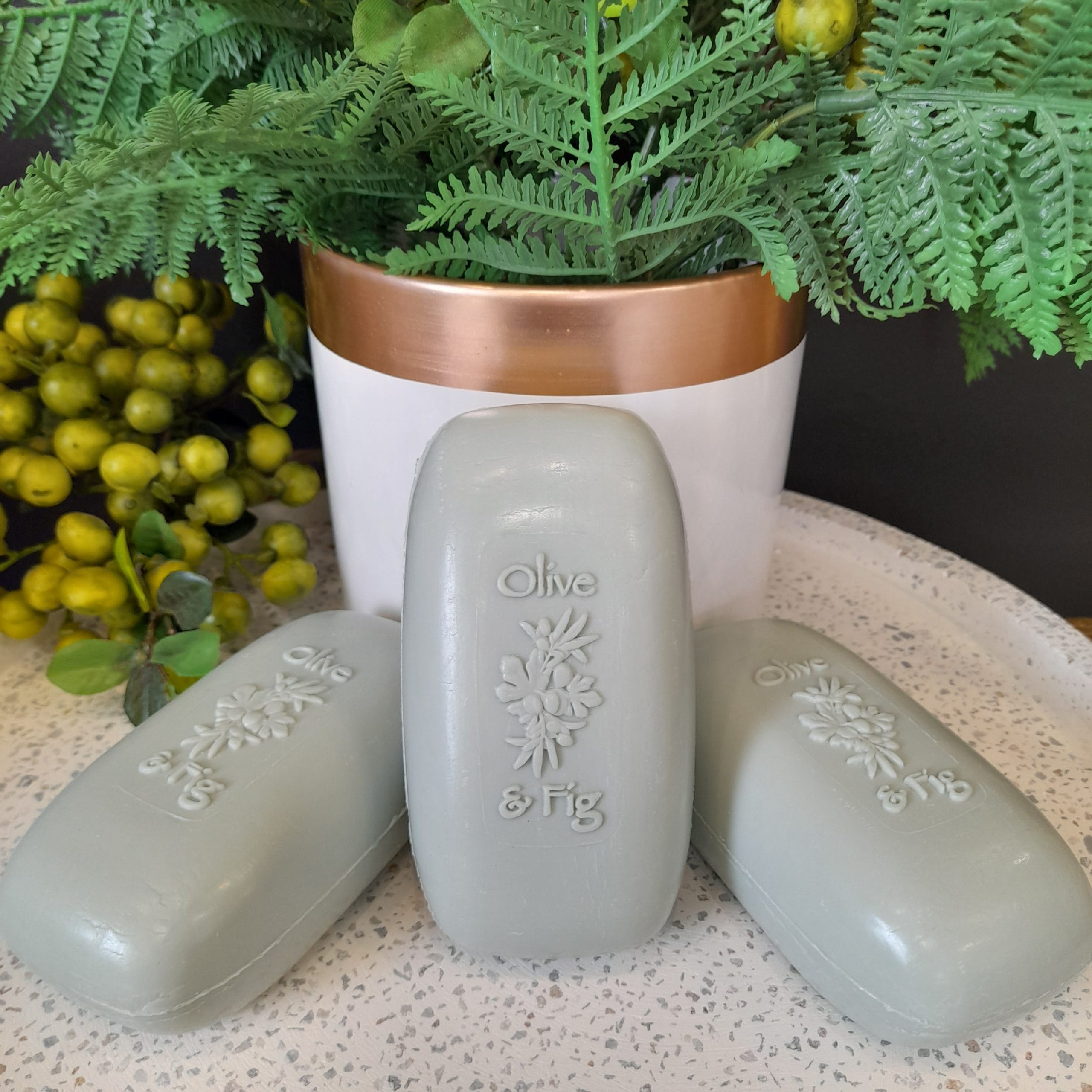 Olive & Fig Soap - 250gm | Jeffersons Giftware